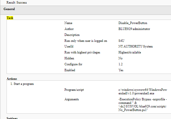Immediate task- deploy scripts in group policy – Steven's Event Log