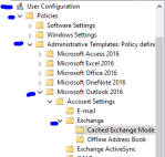 Enforce Outlook Exchange Cache Mode – Steven's Event Log