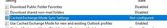 Enforce Outlook Exchange Cache Mode – Steven's Event Log
