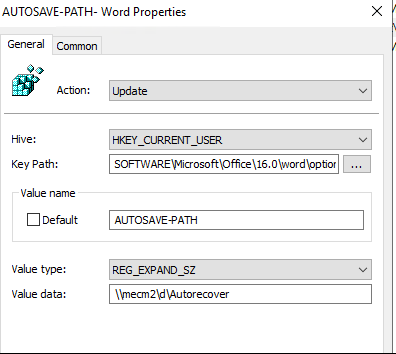 Enforce Auto Recover Path for (Word/Excel/PowerPoint) – Steven’s ...