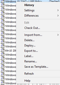 AGPM- Advanced group policy management – Steven’s Knowledge Base