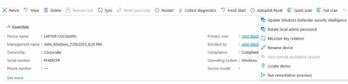 Windows Enrollment-COBO-MDM [Mobile Device Management] User Scope ...