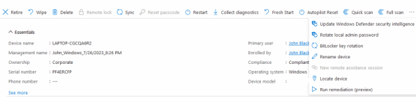 Windows Enrollment-COBO-MDM [Mobile Device Management] User Scope ...