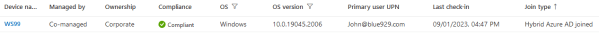 Windows Enrollment-COBO-MDM [Mobile Device Management] User Scope ...