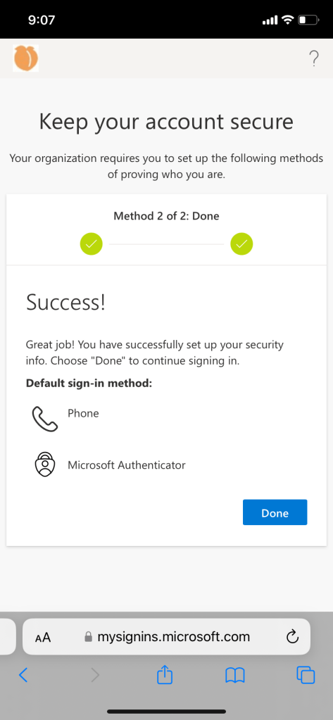 Entra ID-Multi-factor authentication – Microsoft Authenticator – Steven ...