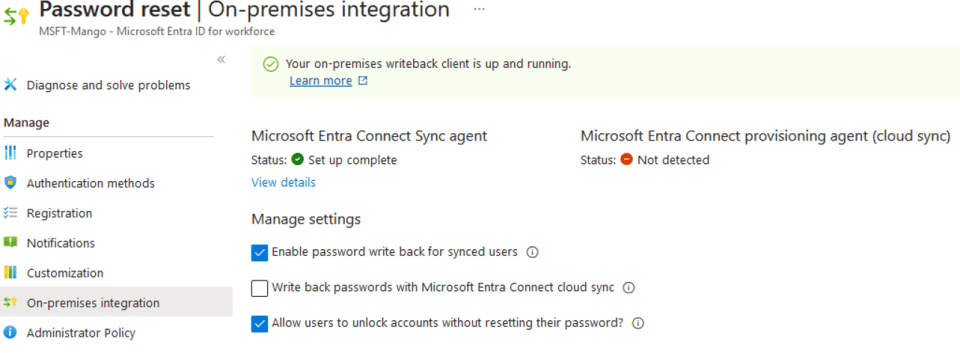 Microsoft Entra Self-Service Password Reset – Steven’s Knowledge Base