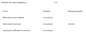 Intune- Compliance Policy – Steven’s Knowledge Base