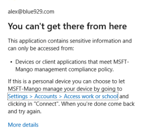Conditional Access- Unmanaged Devices- App Enforced Restrictions ...