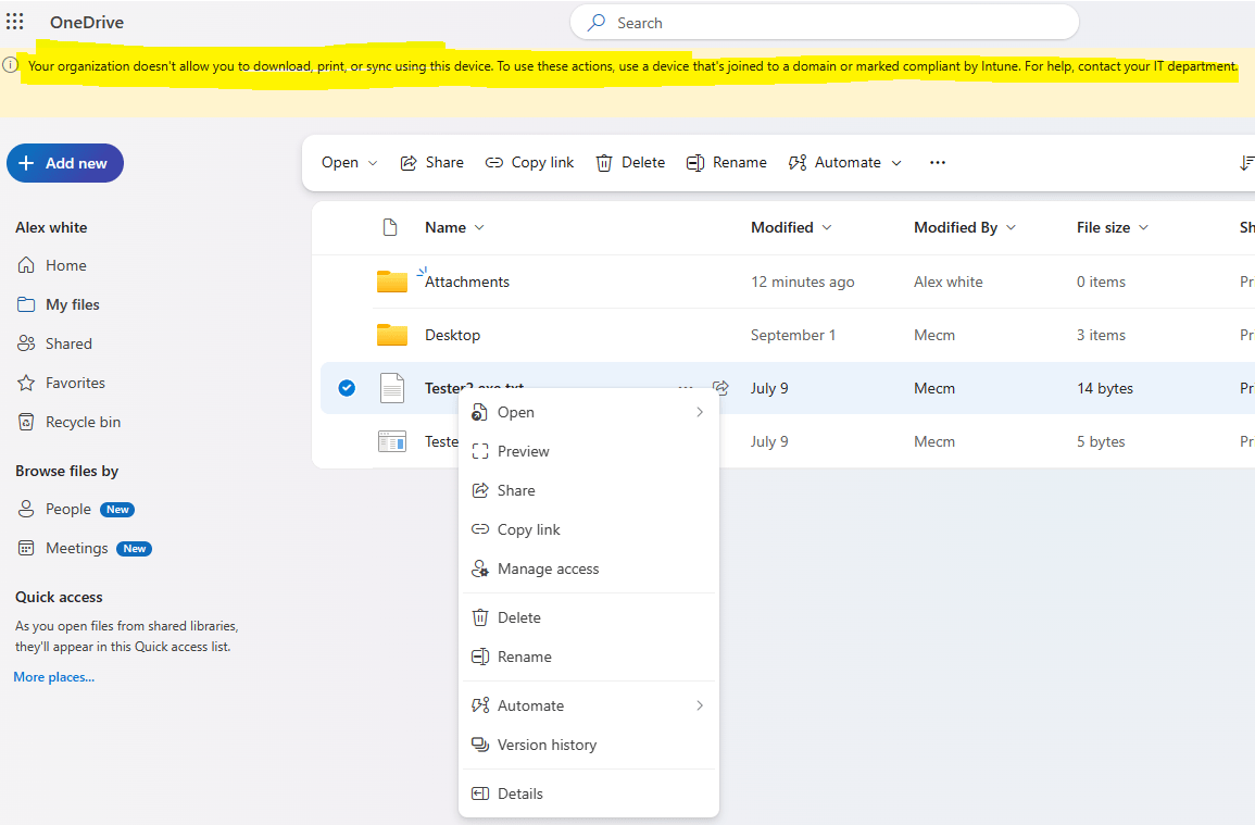 Conditional Access- Unmanaged Devices- App Enforced Restrictions ...