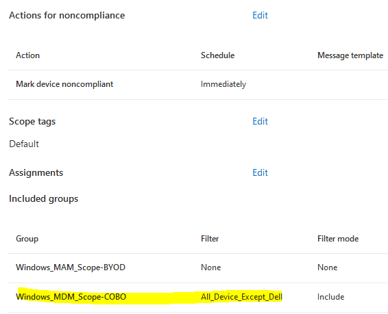 Compliance policy- Require Bitlocker – Steven's Event Log
