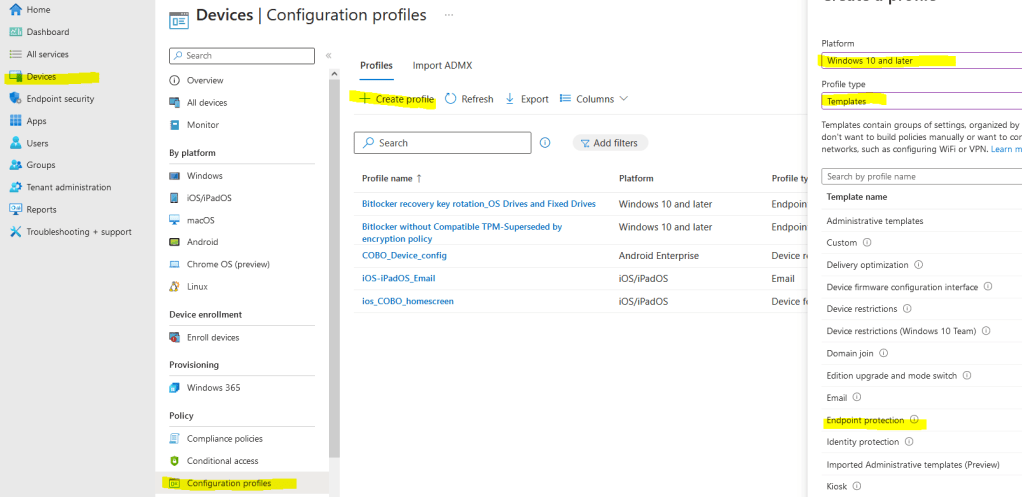 Intune- Bitlocker Recovery key Rotation + Non Compatible TPM – Steven's ...