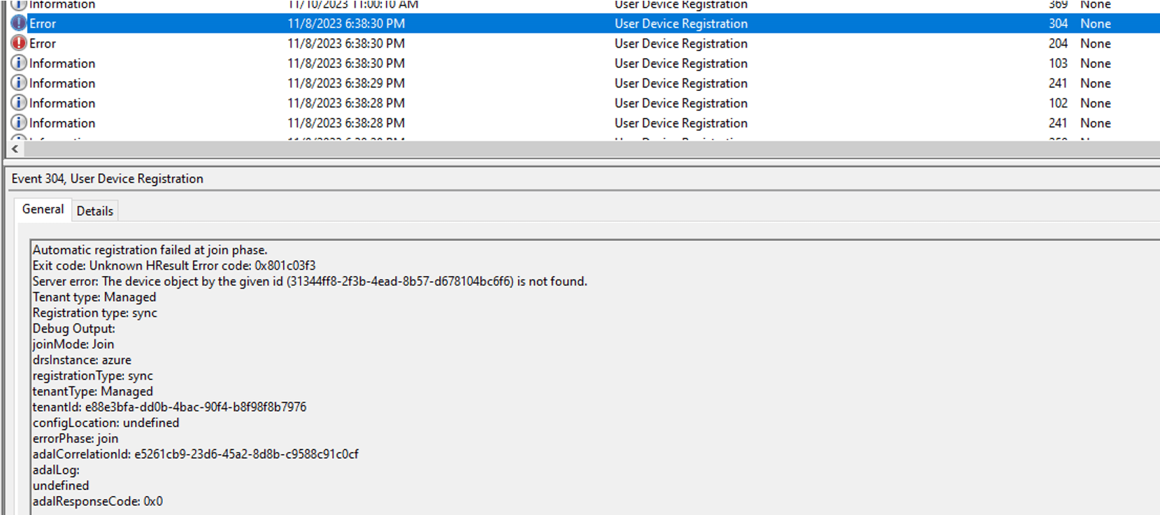 Microsoft Entra Hybrid Join – Troubleshoot – Steven's Event Log