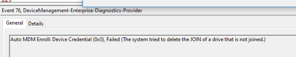 Microsoft Entra Hybrid Join – Troubleshoot – Steven's Event Log