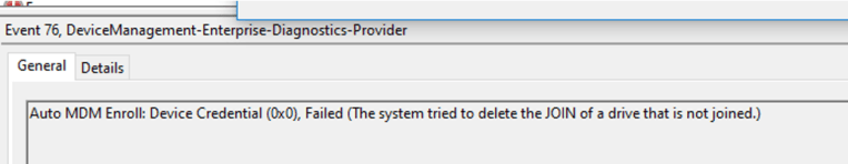 Microsoft Entra Hybrid Join – Troubleshoot – Steven's Event Log