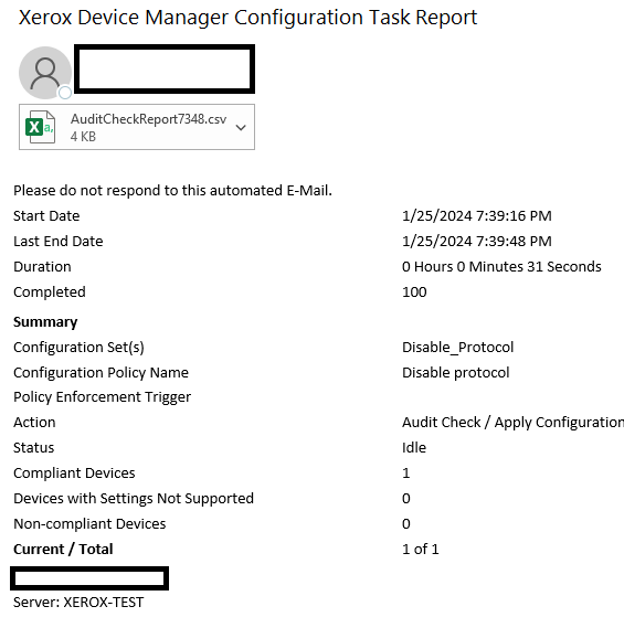 Xerox CentreWare Web Device Configuration Policy – Steven's Event Log